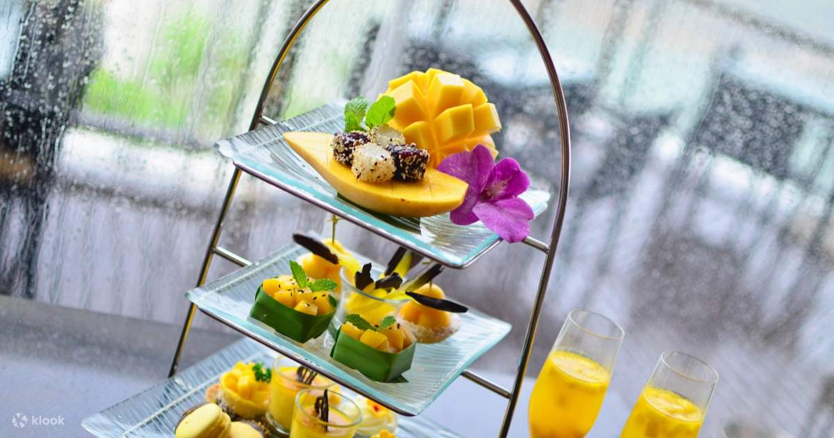 Afternoon Tea Set at Lobby Lounge in Banyan Tree Samui